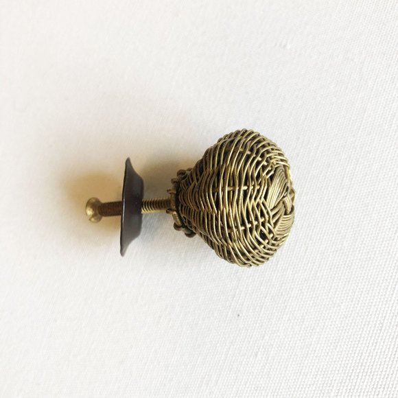 Hobby Lobby | Accents | Basket Weave Bronze Metal Knob Decorative Knobs Drawer Handles | Poshmark